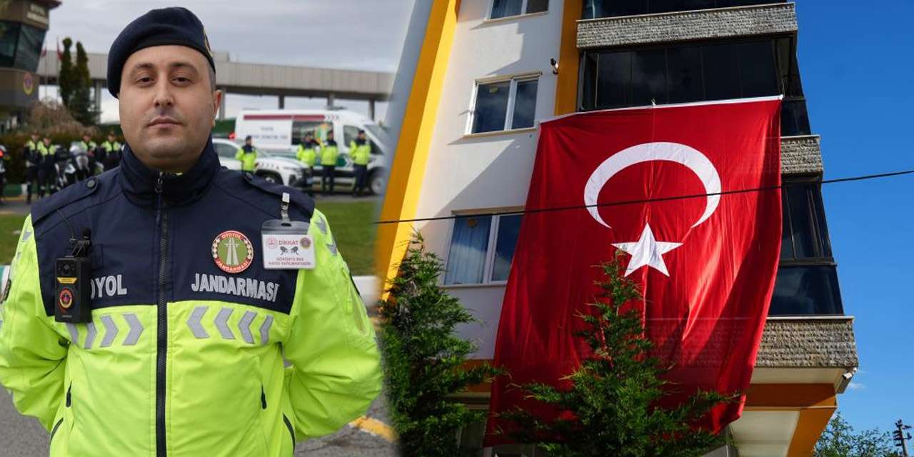 Görev başında şehit oldu, Kırıkkale'deki baba ocağı Türk bayraklarıyla ...